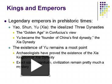 PPT – Kings and Emperors PowerPoint presentation | free to view - id ...