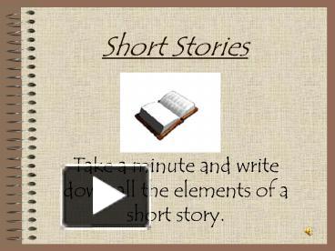 Short Stories presentation | free to view