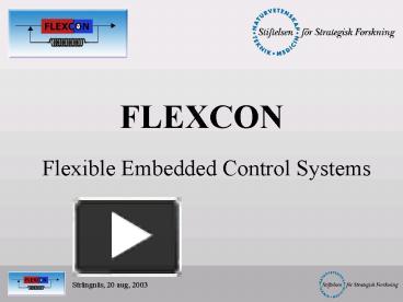 FLEXCON presentation | free to view