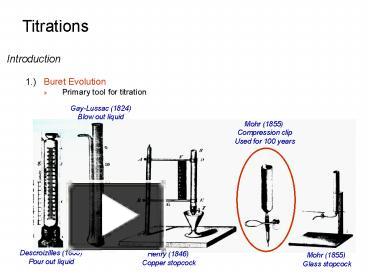 Titrations presentation | free to view
