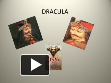 DRACULA presentation | free to view
