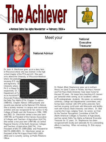 The Achiever presentation | free to view
