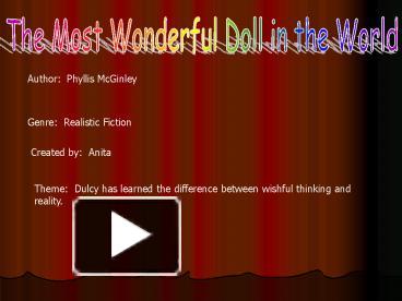 PPT – The Most Wonderful Doll in the World PowerPoint presentation ...