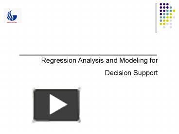 PPT – Regression Analysis: Estimating Relationships PowerPoint ...