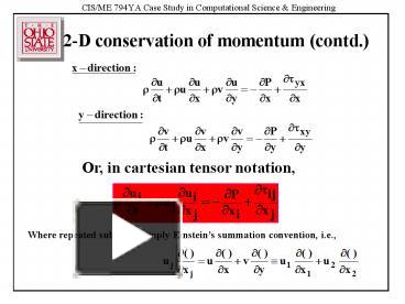 PPT – 2D conservation of momentum contd. PowerPoint presentation | free ...