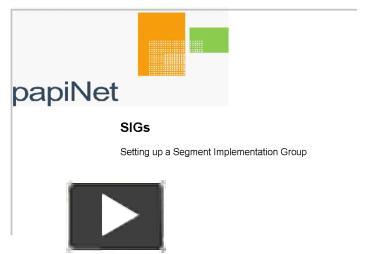 PPT – SIGs PowerPoint presentation | free to download - id: 11b15b-OTE3Y