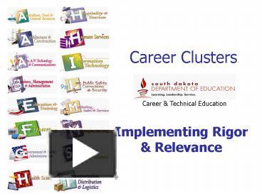 PPT – Career Clusters PowerPoint presentation | free to view - id ...