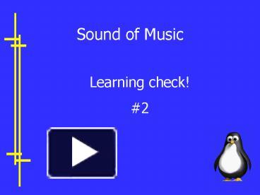 Sound of Music presentation | free to view