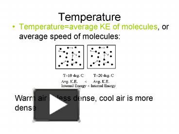 PPT – Temperature PowerPoint presentation | free to view - id: 11f231-MjRjO