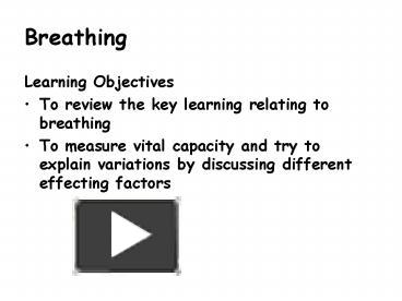 Breathing presentation | free to view