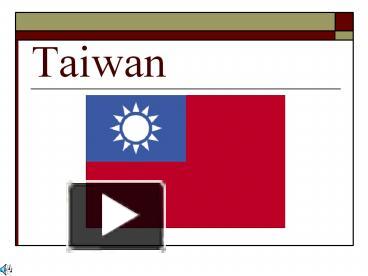 Taiwan presentation | free to download