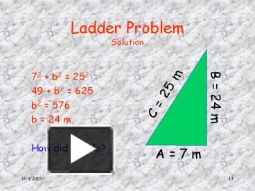 Pythagorean Theorum Revised presentation | free to download