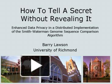 How To Tell A Secret Without Revealing It presentation | free to download