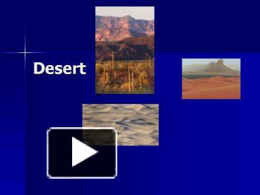 Desert presentation | free to download