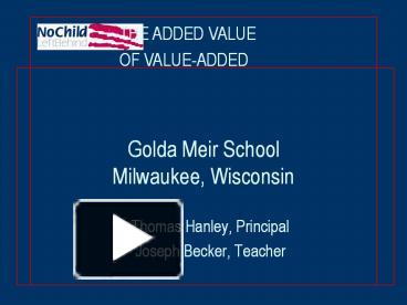 PPT – Golda Meir School Milwaukee, Wisconsin PowerPoint presentation ...