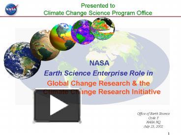 PPT – NASA PowerPoint presentation | free to view - id: 12747a-YzI3O