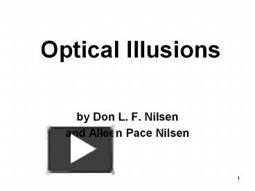 PPT – Optical Illusions PowerPoint presentation | free to download - id ...