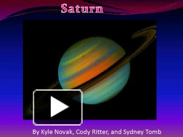 Saturn presentation | free to view