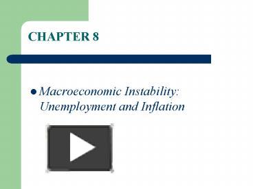 Macroeconomic Instability: Unemployment and Inflation presentation ...