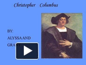 PPT – Christopher Columbus PowerPoint presentation | free to view - id ...