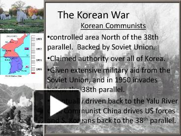 The Korean War presentation | free to view