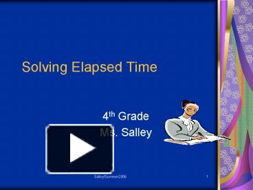PPT – Solving Elapsed Time PowerPoint presentation | free to view - id ...