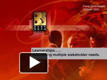 Learnerships presentation | free to view