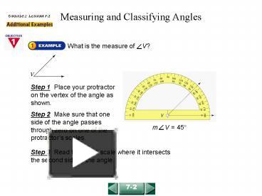 PPT – Measuring and Classifying Angles PowerPoint presentation | free ...