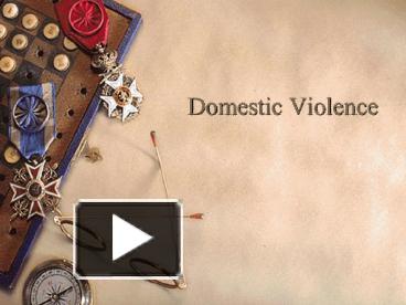 Domestic Violence presentation | free to view