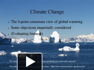 Climate Change presentation | free to download