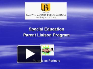 PPT – Special Education PowerPoint presentation | free to view - id ...