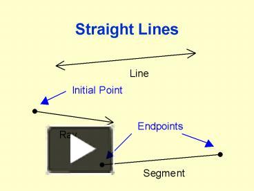 Straight Lines presentation | free to view