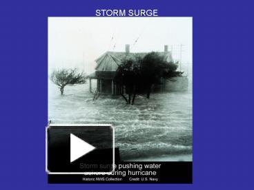STORM SURGE presentation | free to view