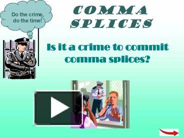 Comma Splices presentation | free to view