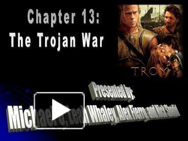 PPT – The Trojan War PowerPoint presentation | free to view - id: 13c53 ...