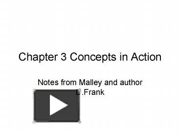 PPT – Chapter 3 Concepts in Action PowerPoint presentation | free to ...
