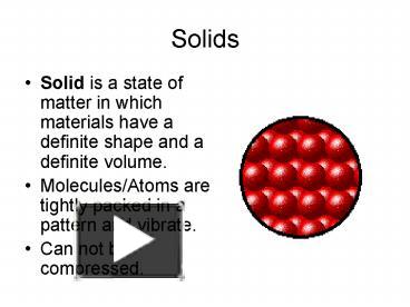 Solids presentation | free to view