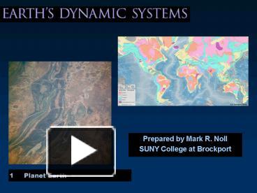 Earths Dynamic Systems Hamblin presentation | free to view