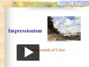 Impressionism presentation | free to download