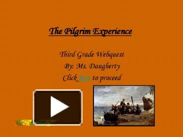 PPT – The Pilgrim Experience PowerPoint presentation | free to view ...