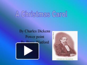 By Charles Dickens presentation | free to view