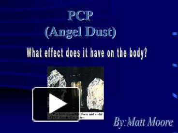 PCP presentation | free to view