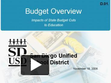 Budget Overview presentation | free to view