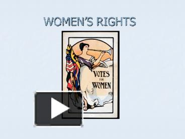 WOMENS RIGHTS presentation | free to view