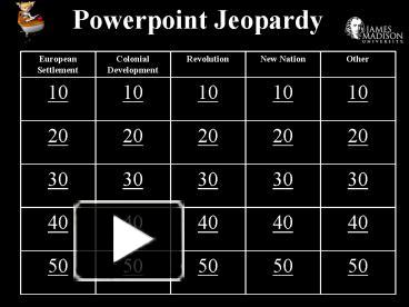 PPT – Powerpoint Jeopardy PowerPoint presentation | free to download ...