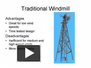 PPT – Traditional Windmill PowerPoint presentation | free to view - id ...