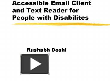 Rushabh Doshi presentation | free to view