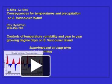 PPT – El NinoLa Nina PowerPoint presentation | free to view - id ...