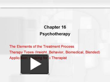 Psychotherapy presentation | free to view