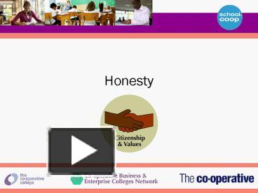 Honesty presentation | free to view